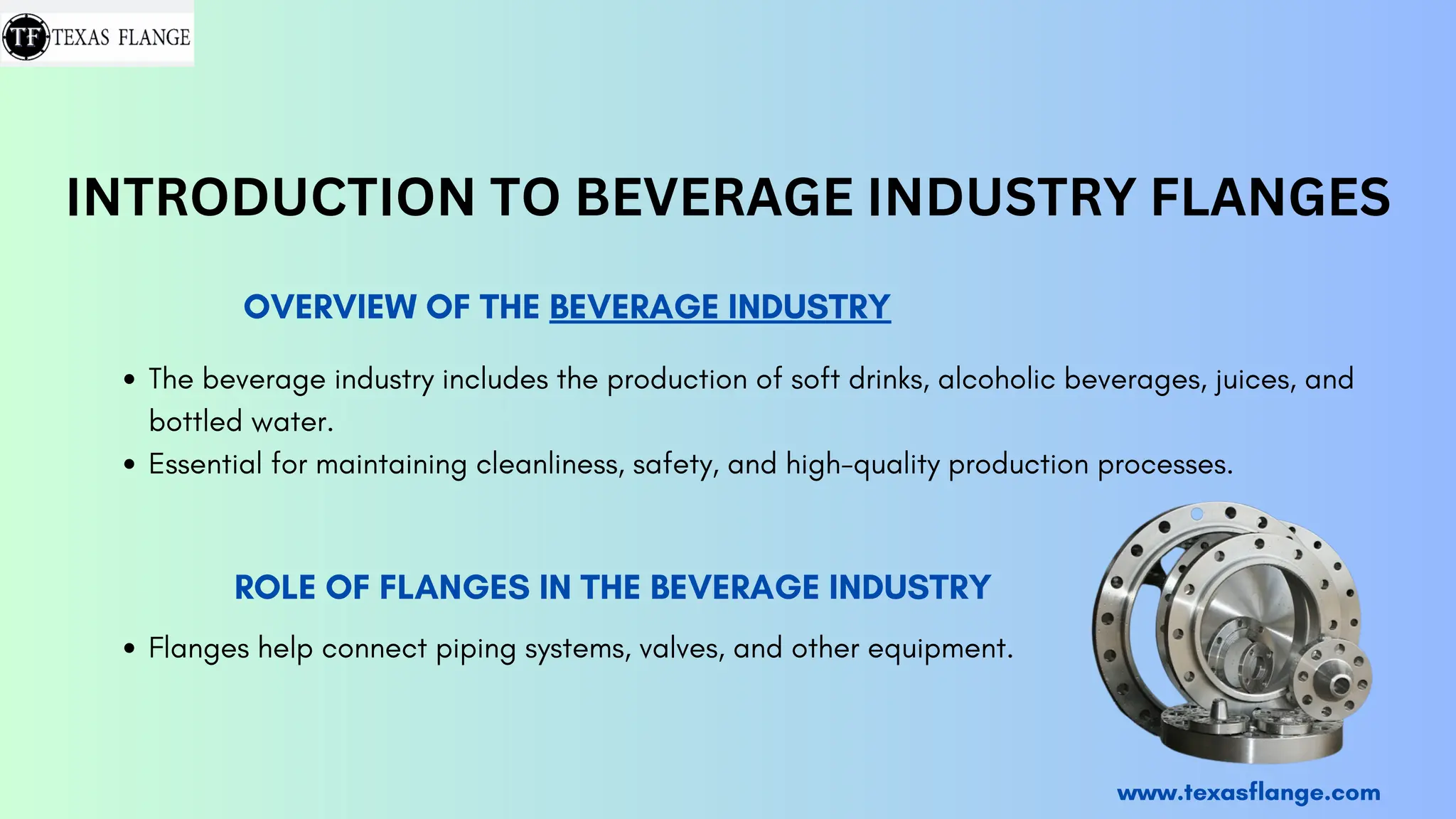 Beverage Industry Flanges: Key Aspects & Information | PDF