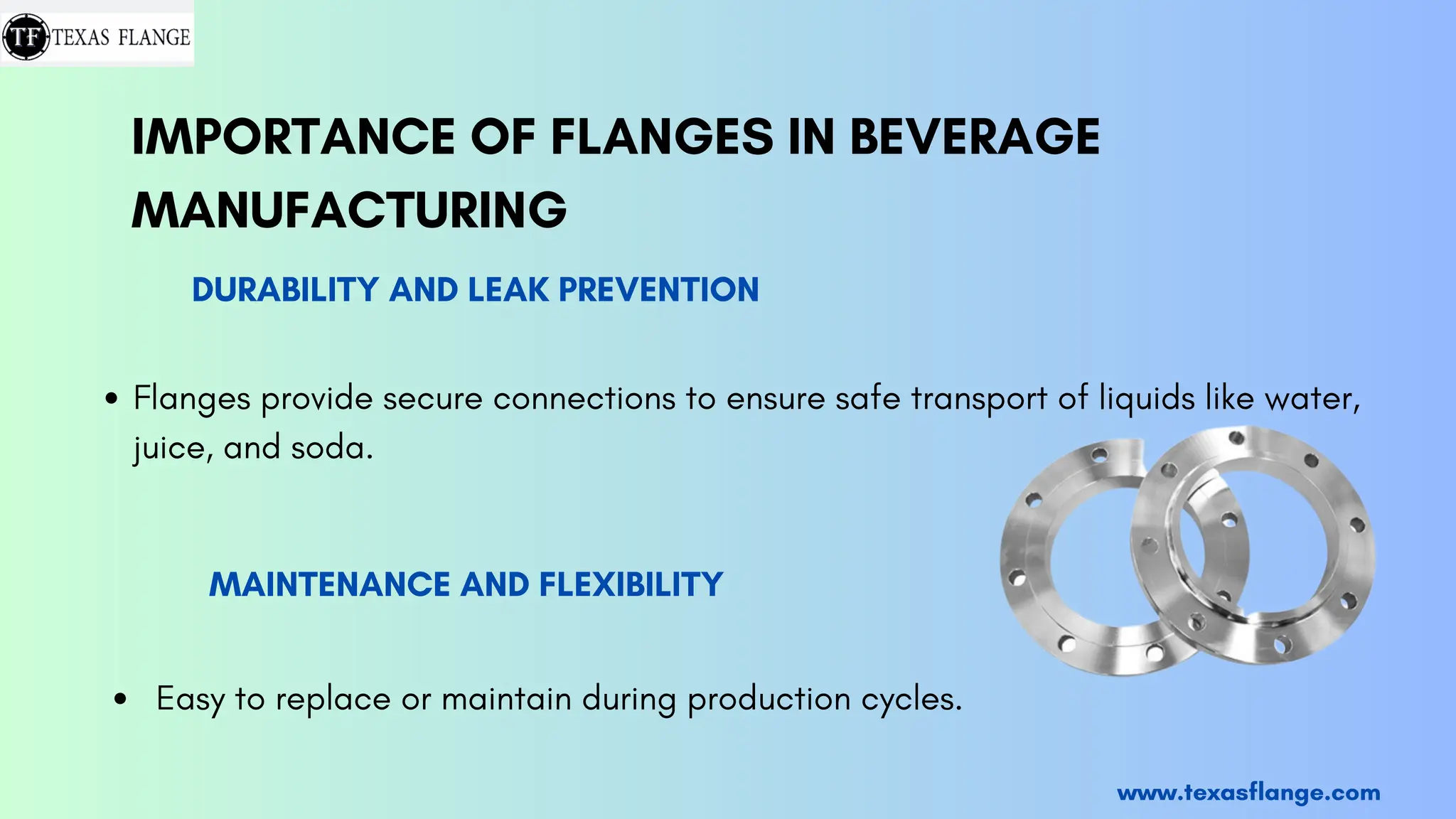 Beverage Industry Flanges: Key Aspects & Information | PPT