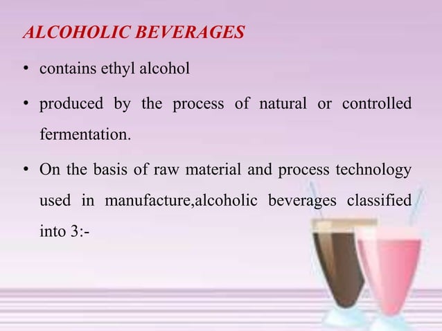 Beverages.pptx | Alcoholic Beverages | Food & Drink