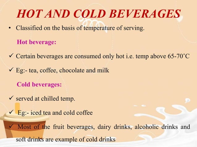 Beverages.pptx | Alcoholic Beverages | Food & Drink