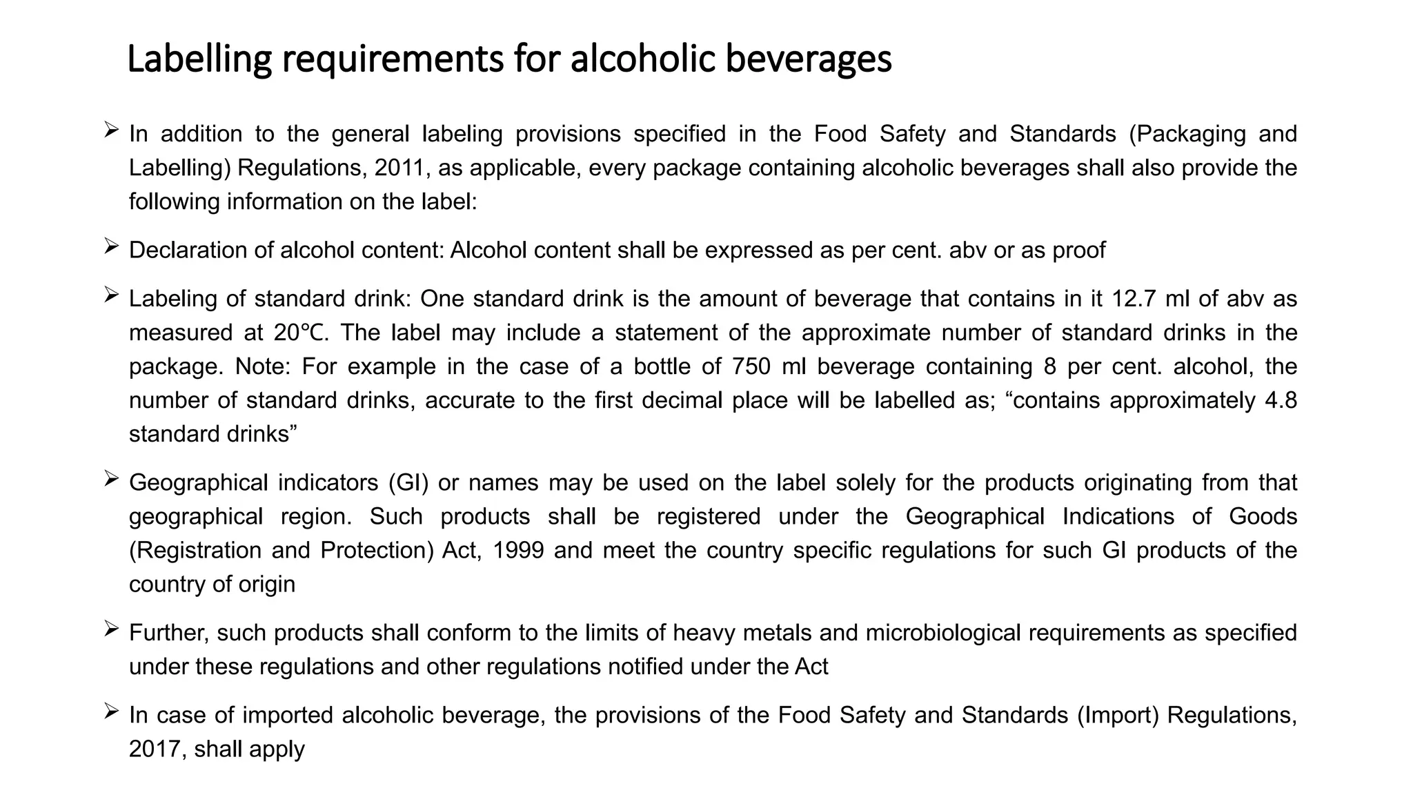 FSSAI REGULATIONS ON ALCOHOLIC BEVERAGES.pptx