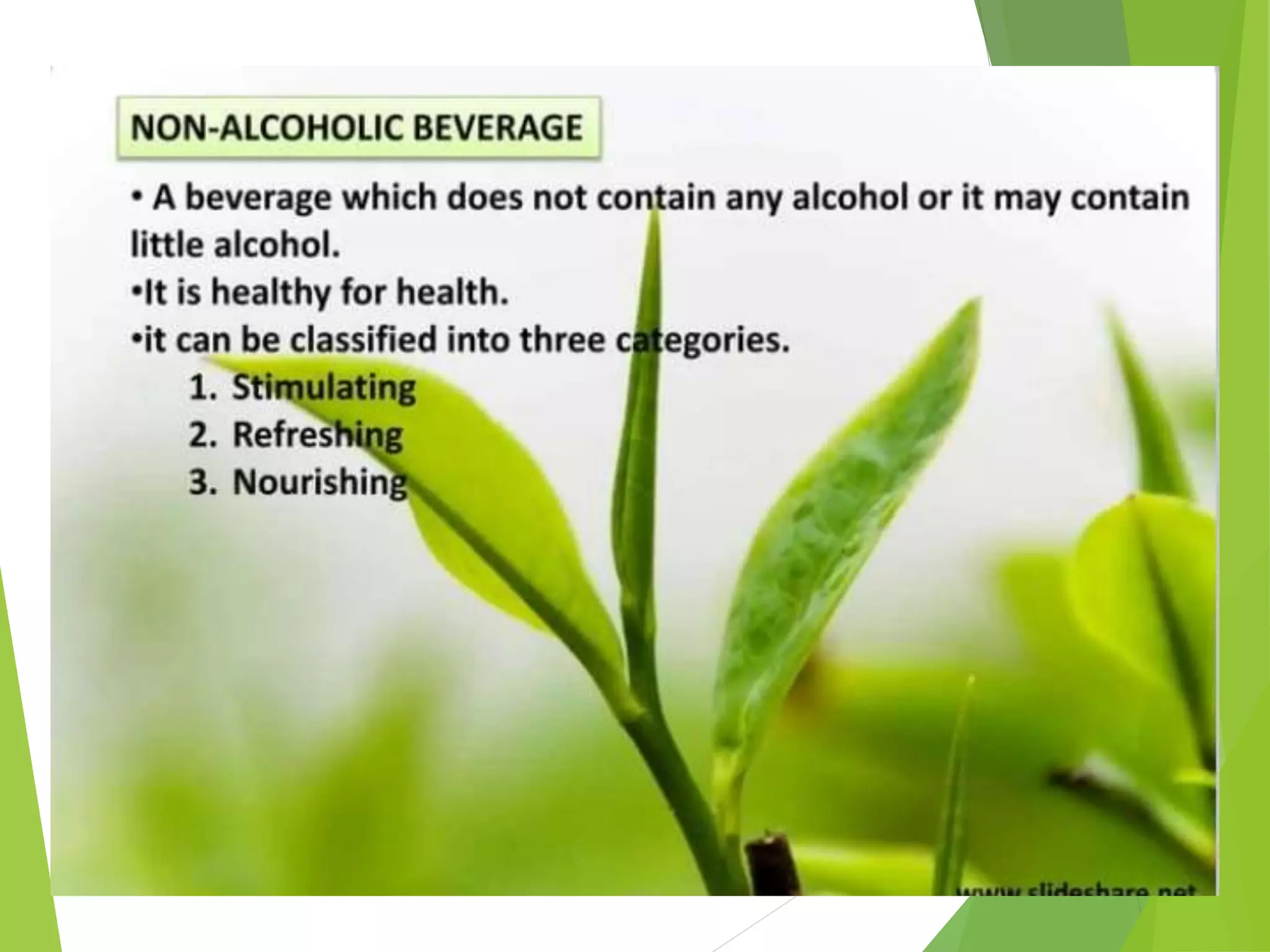 Classifications of Beverages | PPTX