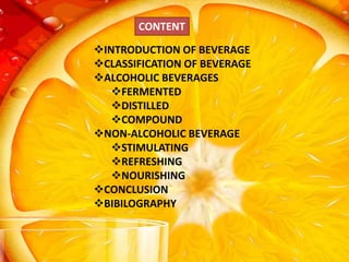 Beverage short note | PDF