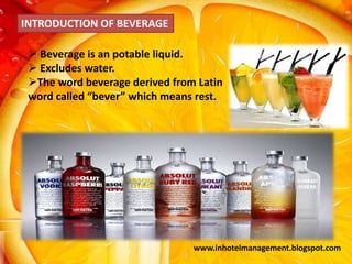 Beverage short note | PDF