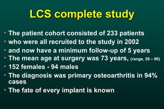 Beverland D. Cemented Or Non Cemented Fixation, An Issue | PPT