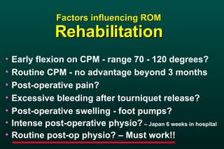Beverland D. Surgical Factors Influencing Rom | PPT