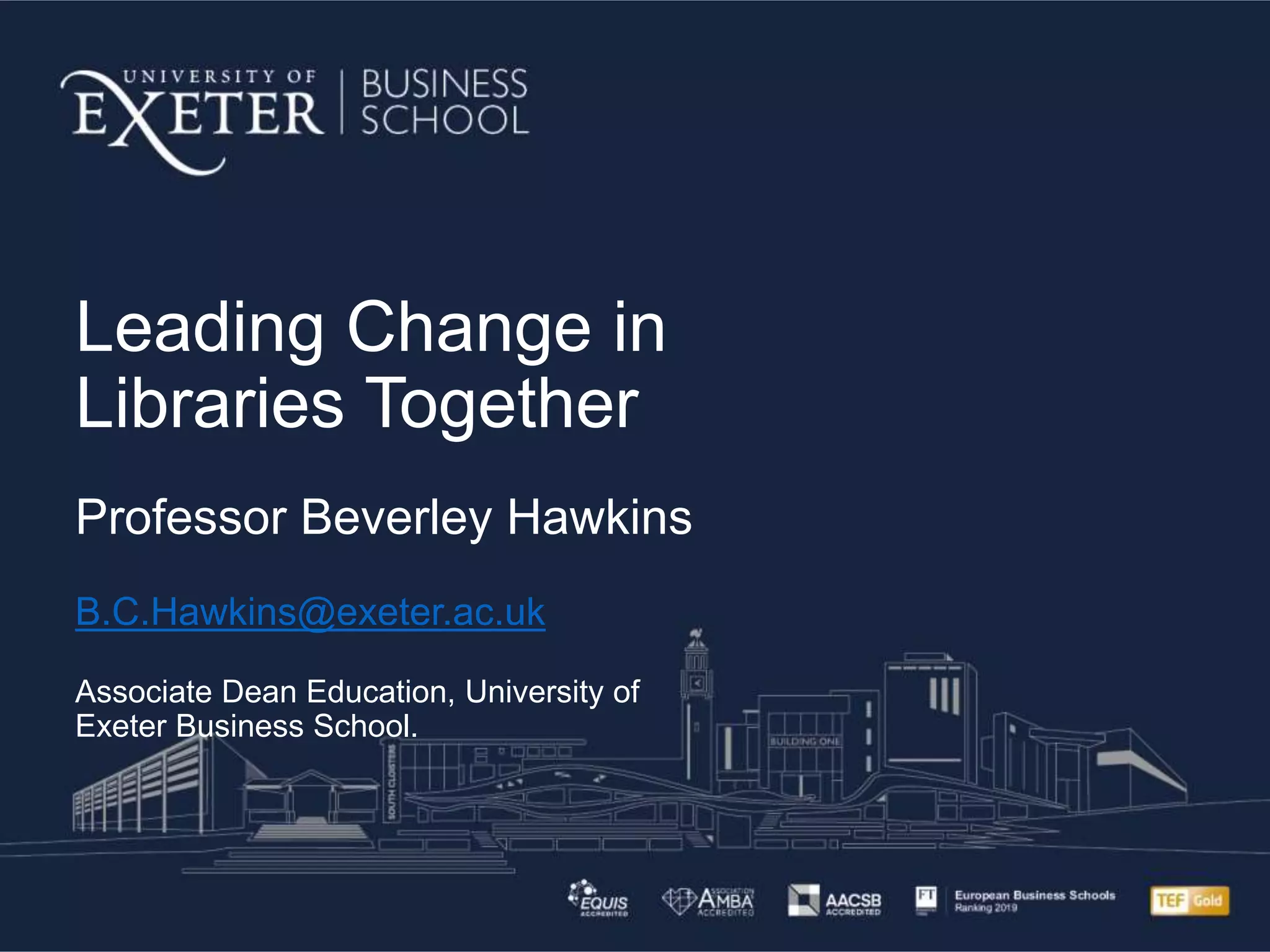 Leading Change in Libraries Together | PPT