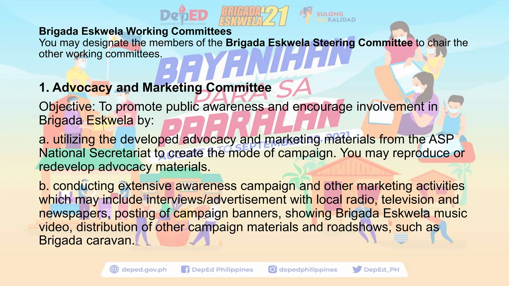 Brigada Eskuwela Virtual Orientation 123 | PPTX