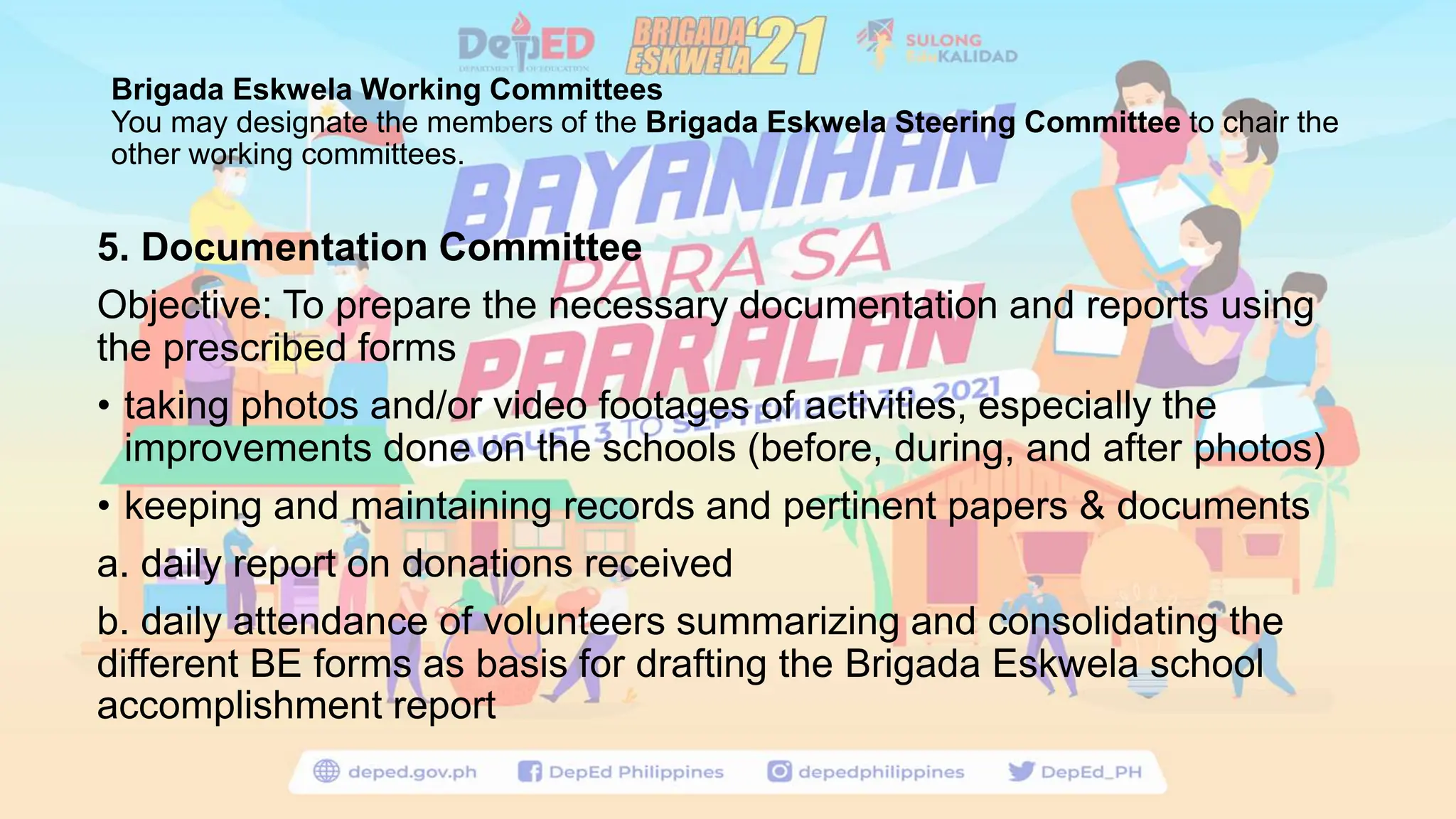 Brigada Eskuwela Virtual Orientation 123 | PPTX