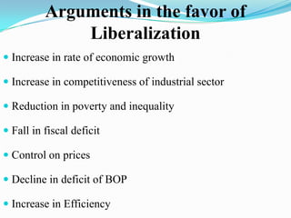 Indian Economic Liberalisation | PPTX