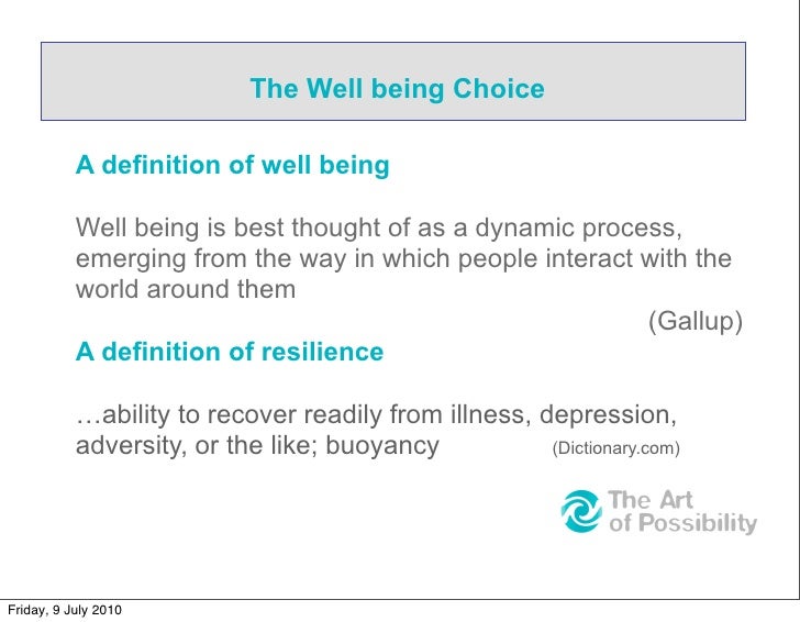 Bevmorton Wellbeing Presentation