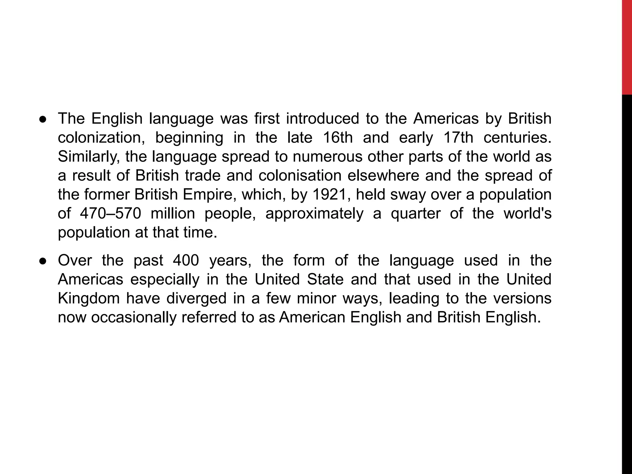 British English vs American English | PPTX