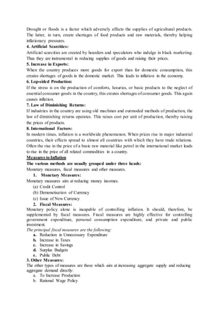 Business Economics Unit 5 | DOCX