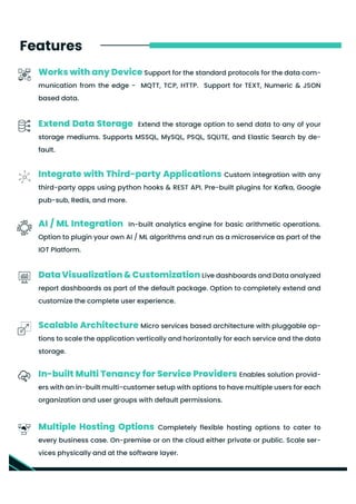bevywise-mqtt-broker-framework-brochure | PDF | Technology & Computing