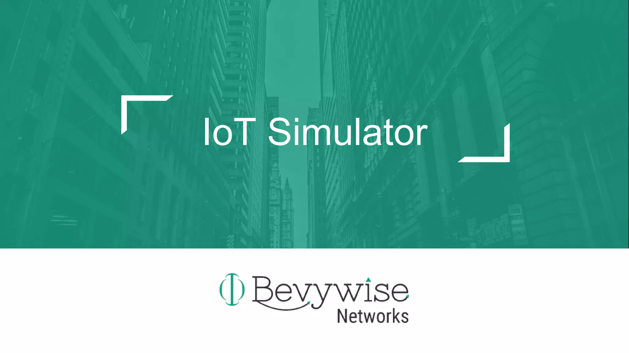 Bevywise IoT Simulator | PPTX