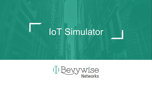 Bevywise IoT Simulator | PPT