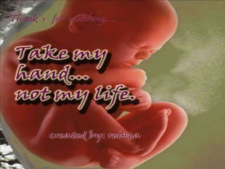 Take my hand not my life | PPSX