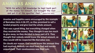 Beware of Covetousness, bible study lessons | PPTX