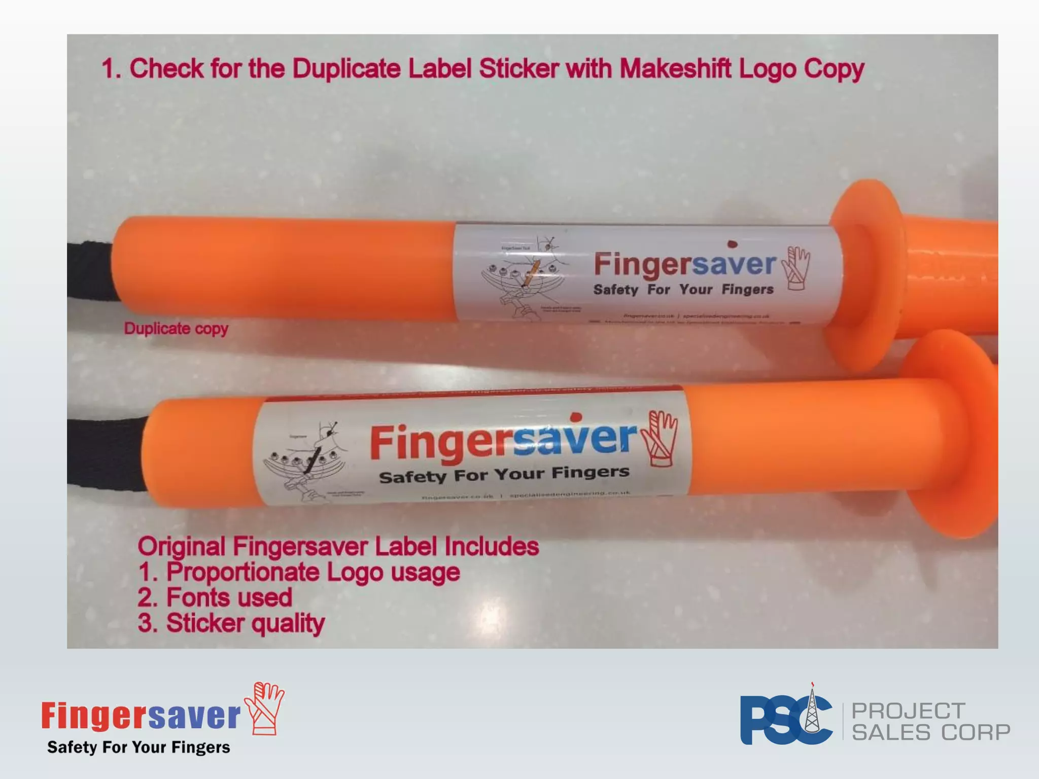 Fingersaver Original - Beware of Duplicate Copies | PDF