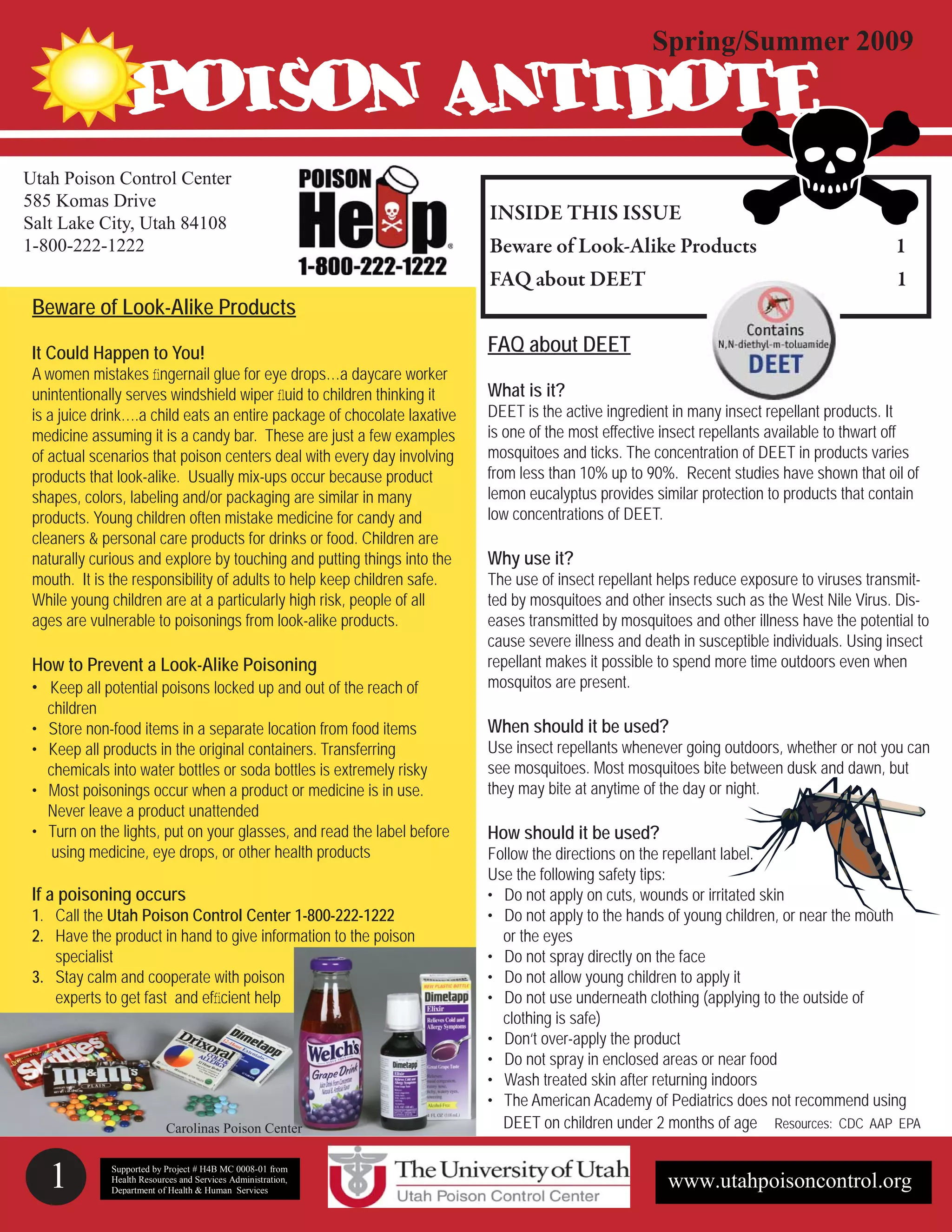 Beware of look alike products faq about deet | PDF
