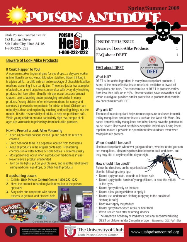 Beware of look alike products faq about deet | PDF