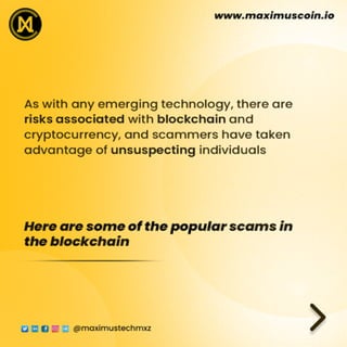 BEWARE OF SCAMS IN BLOCKCHAIN | PDF
