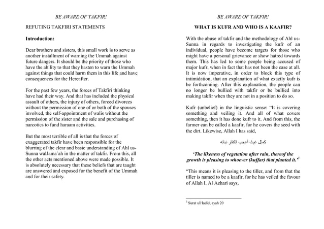 Takfir -Abu Hamza al-Misri | PPT