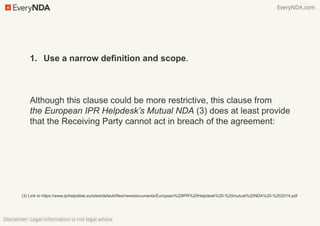 Beware Residuals Clauses in your NDA | PDF