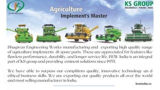 BEW India - Product Range | PPT