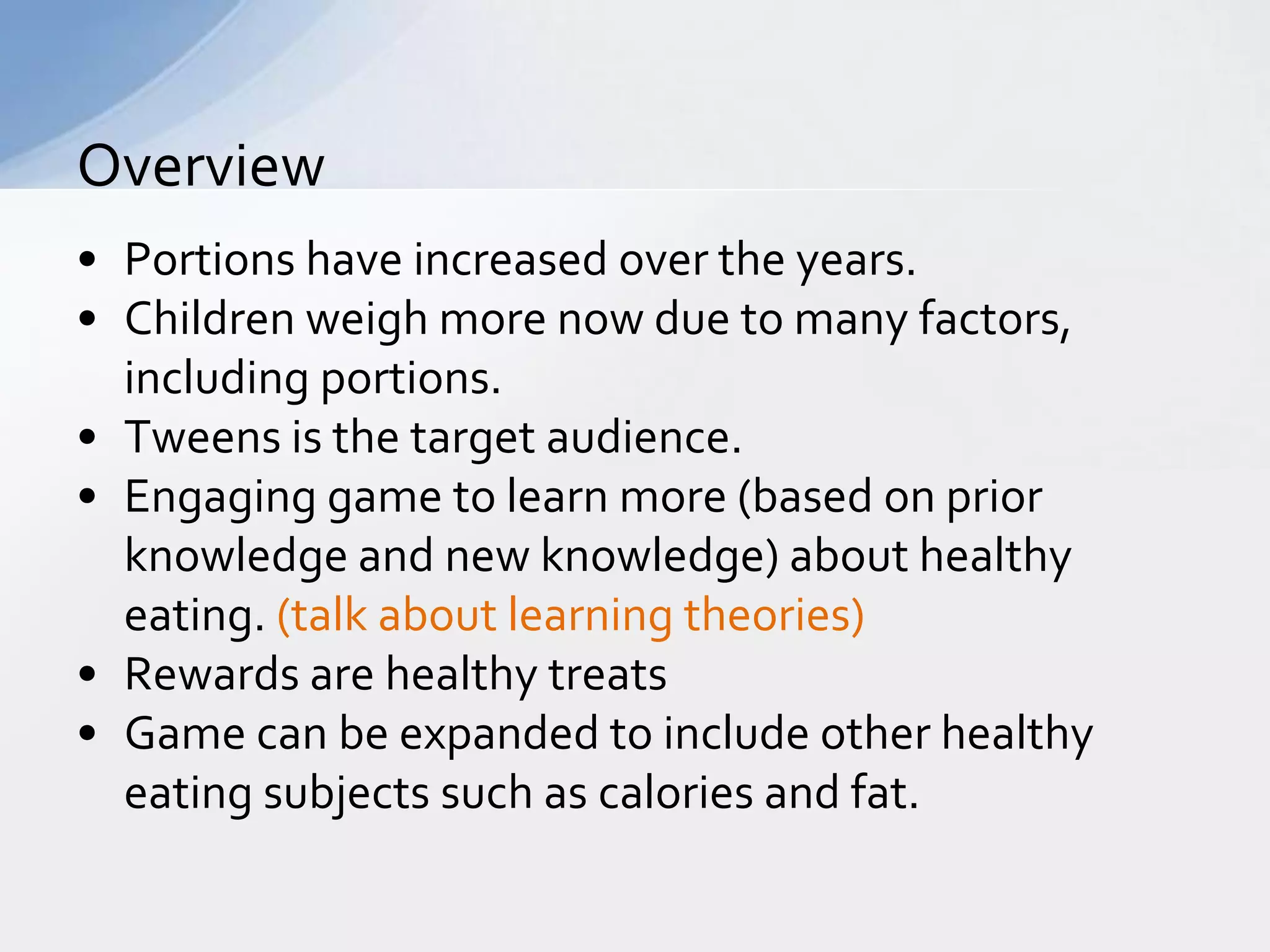 Be wise about your portion size | PPTX