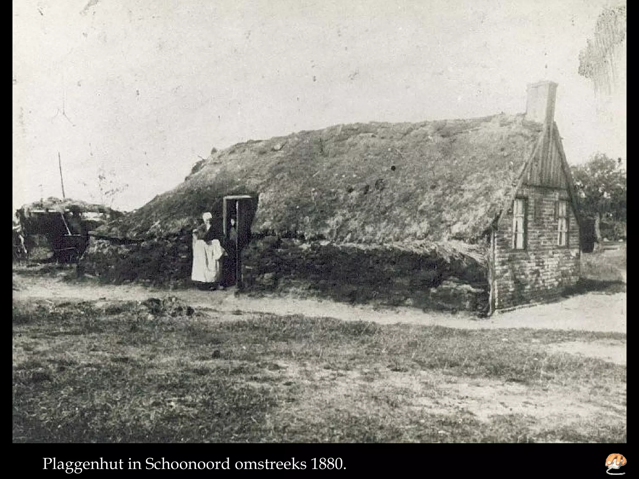 Bewoners van-plaggenhut-in-de-jaren-1800-tot-1900 | PPS
