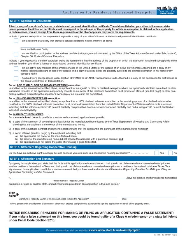 Bexar cad homestead exemption | PDF