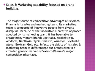 Beximco Pharmaceuticals Presentation - In Bangladesh | PPT