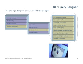 B ex query designer | PDF