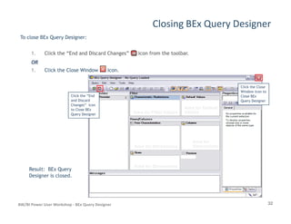 B ex query designer | PDF