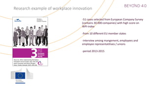 European workplace innovation: from theory to practice - Peter Oeij | PPT