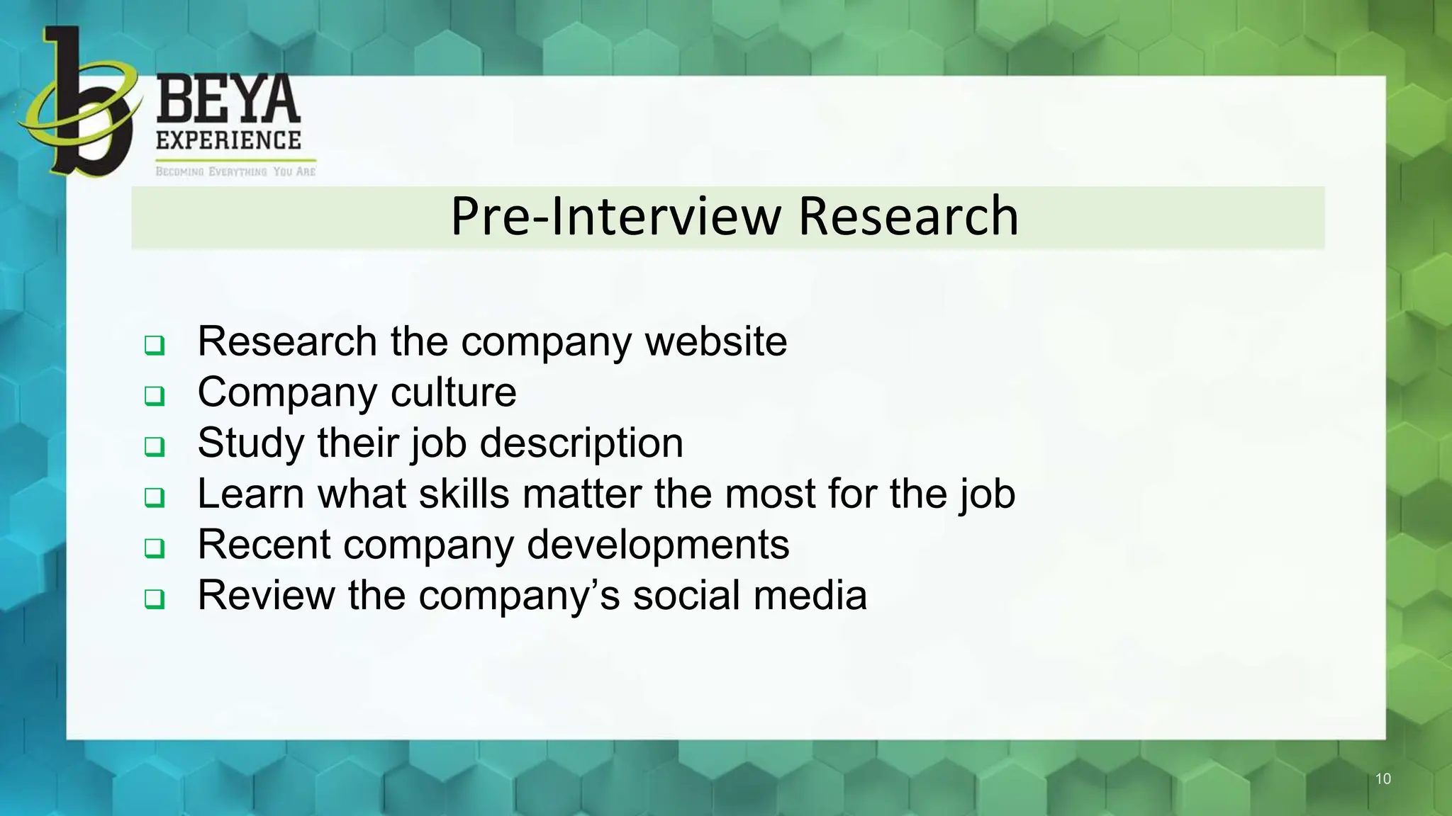 BEYA PPT -Interview Skills that Get you Hired.pptx