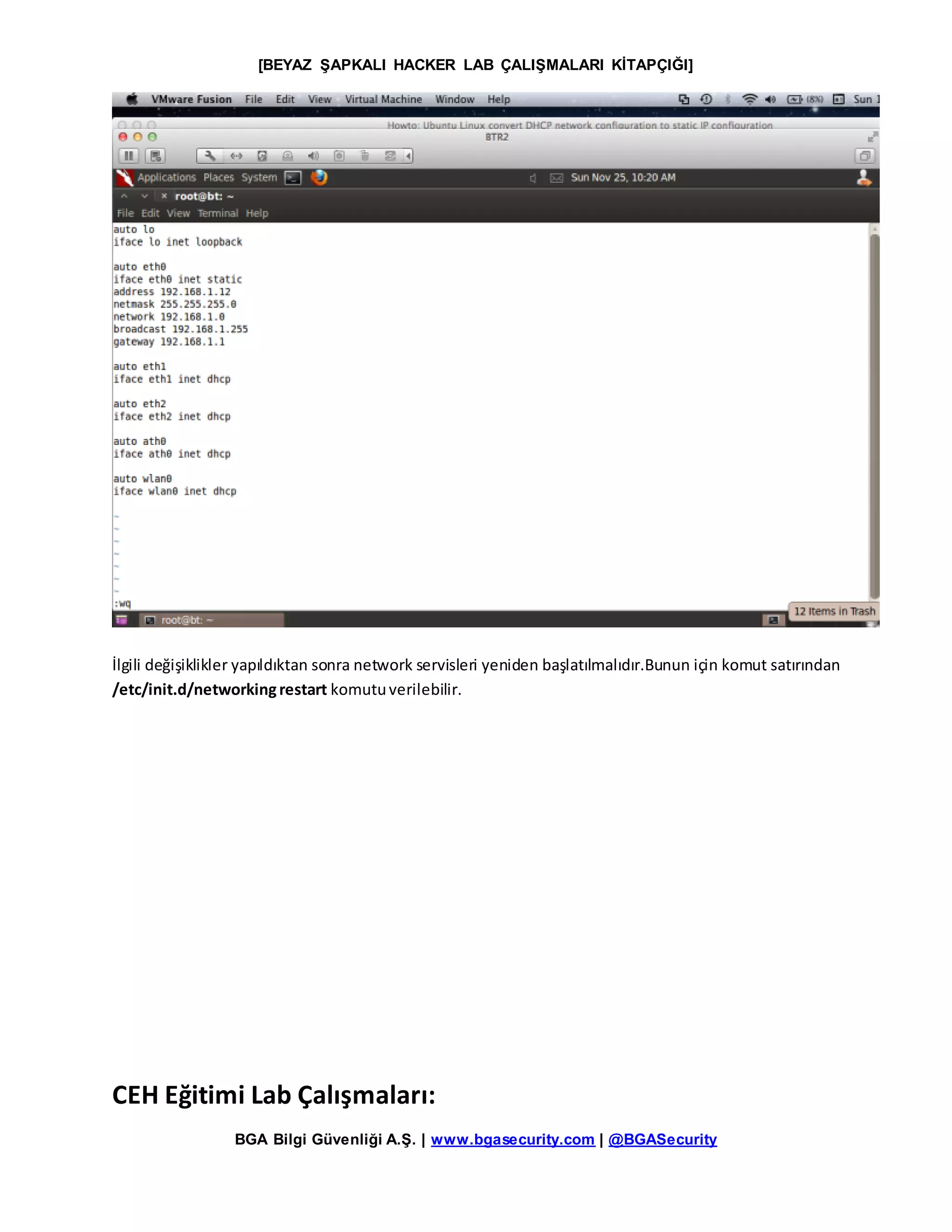 Beyaz Şapkalı Hacker (CEH) Lab Kitabı | PDF