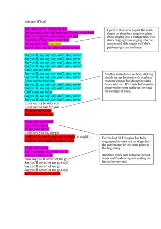 Beyoncé Annotated End Of Time Lyrics of my music video | DOC