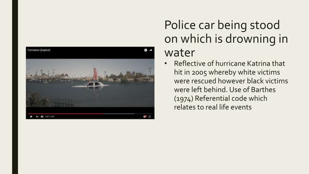 G324 Analysis: Beyoncé - Formation | PPTX | Music | Entertainment