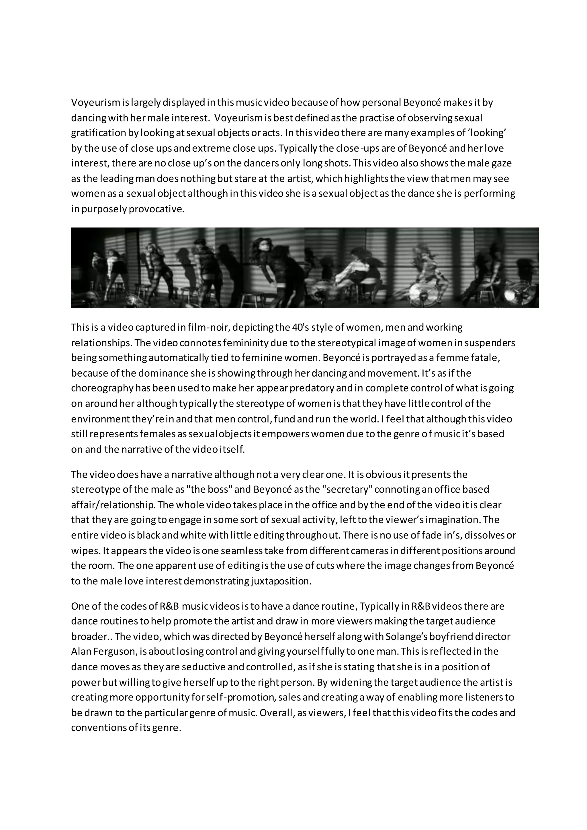 Beyonce - dance for you | DOCX | Music Video | Genres