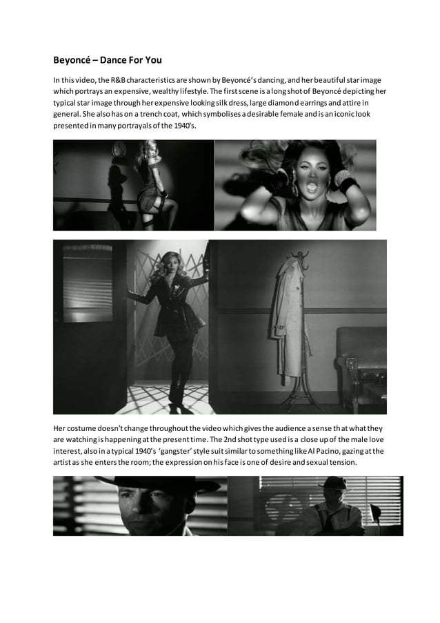 Beyonce - dance for you | DOCX | Music Video | Genres