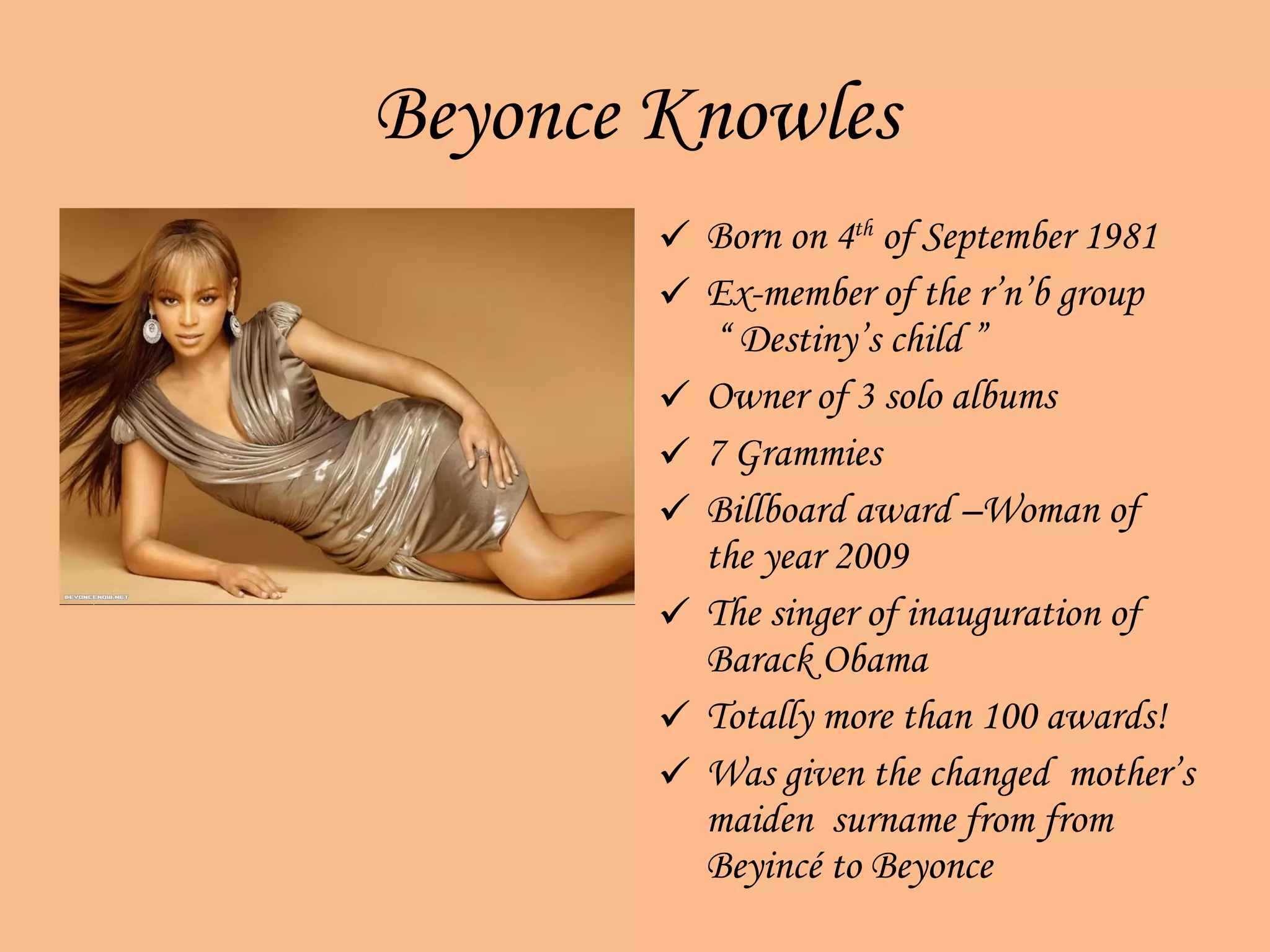 Speech: Katerina Yushina "Beyonce and Jay Z" | PPT