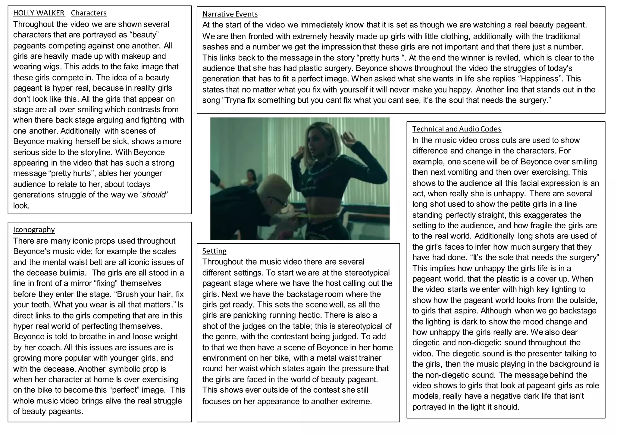 Beyonce pretty hurts | DOCX