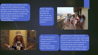 Beyonce star image analysis | PPT