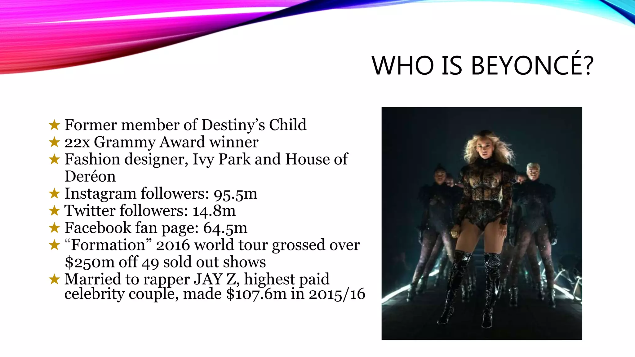 Beyoncé Sysomos Sample Crawl Presentation | PPT