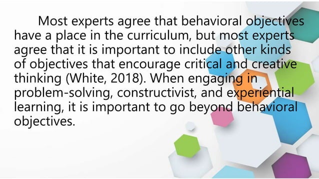 Beyond-Behavioral-ObjectivesREPORT.pptx