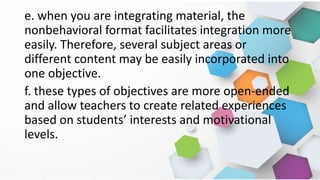 Beyond-Behavioral-ObjectivesREPORT.pptx
