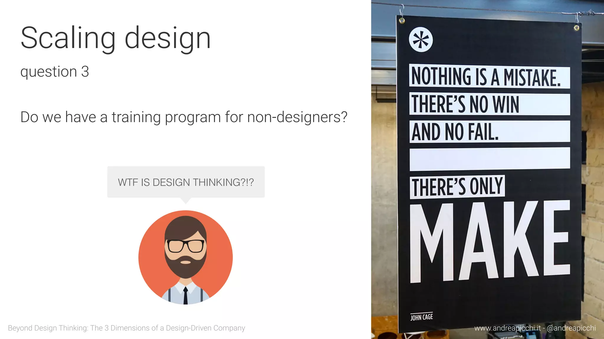 Beyond Design Thinking the 3 Dimension of a Design-Driven Company. | PDF
