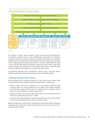 Beyond the 'Perfect Order' Index: Obtaining a True Measure of Customer ...